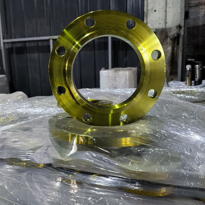 ANSI B16.5 150LB Steel Pipe Flange RF Yellow And Black Color