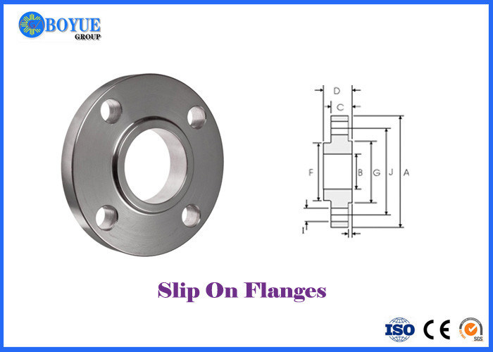 1/2" NB - 24" NB Long Slip On Pipe Flanges Class 150 - 2500 Customized ...